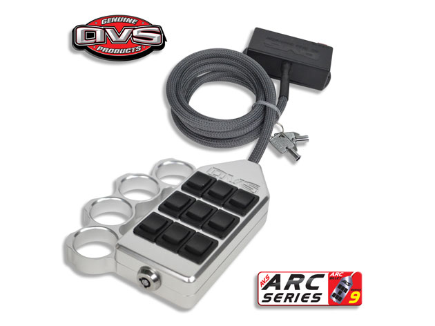 Billet Brass Knuckle AVS 9-Switch Series (ROCKER) | Universal Air