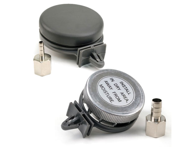 Remote Inlet Air Filter Assembly, Gray Plastic Housing (1/4" x 3/8 ...