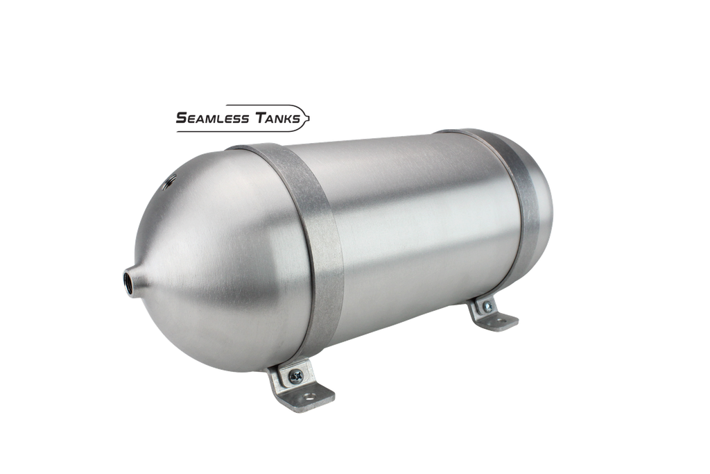 Seamless Tanks 6.625" x 18" Long 2.07 Gal (4) 3/8 NPT (1) 1/4 NPT Ports ...