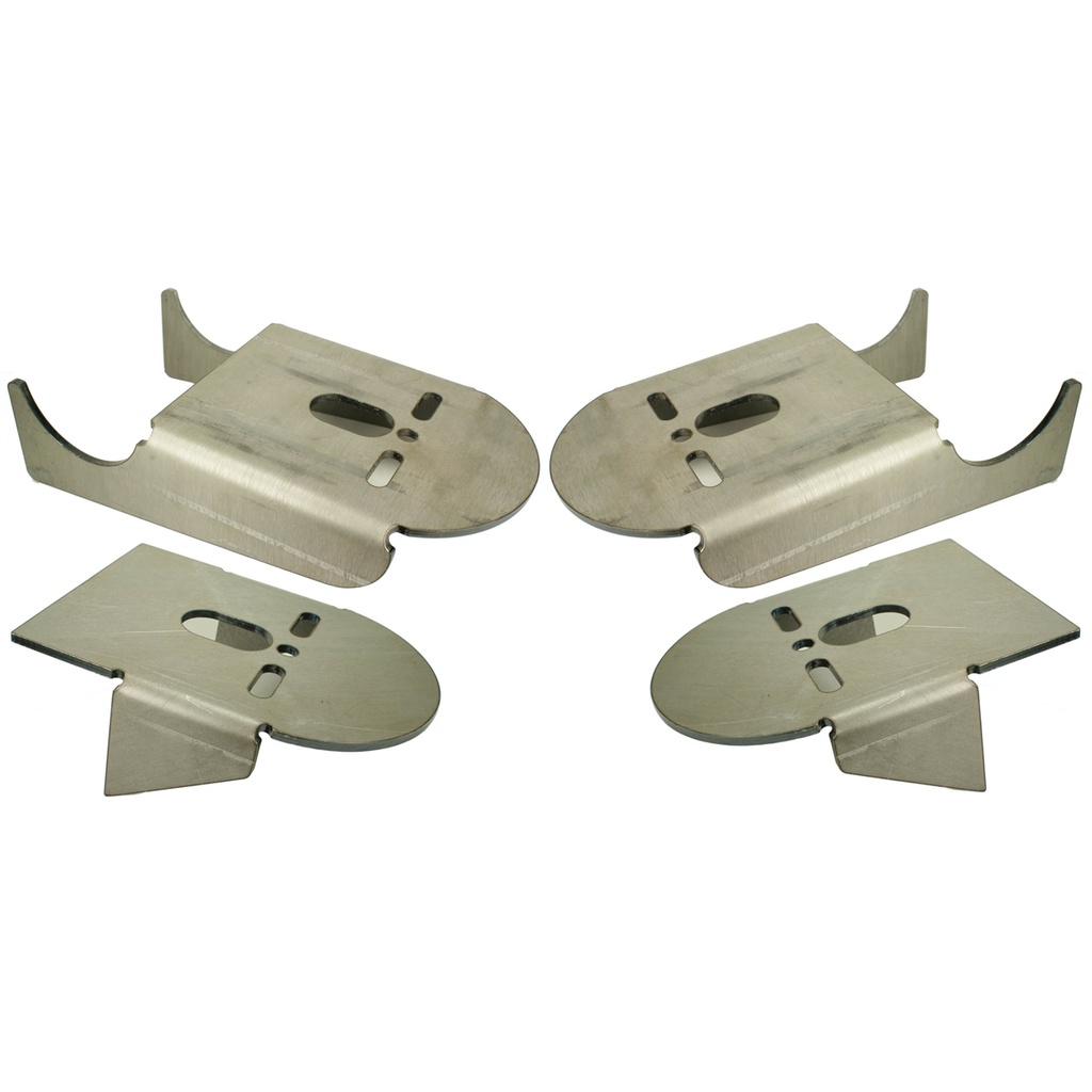 Behind Axle Bag Brackets Upper & Lower Set | Universal Air